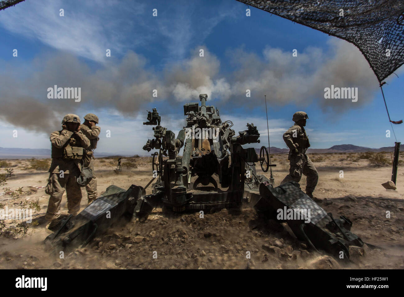 U.S. Marines with Bravo Battery, 1st Battalion, 11th Marine Regiment ...