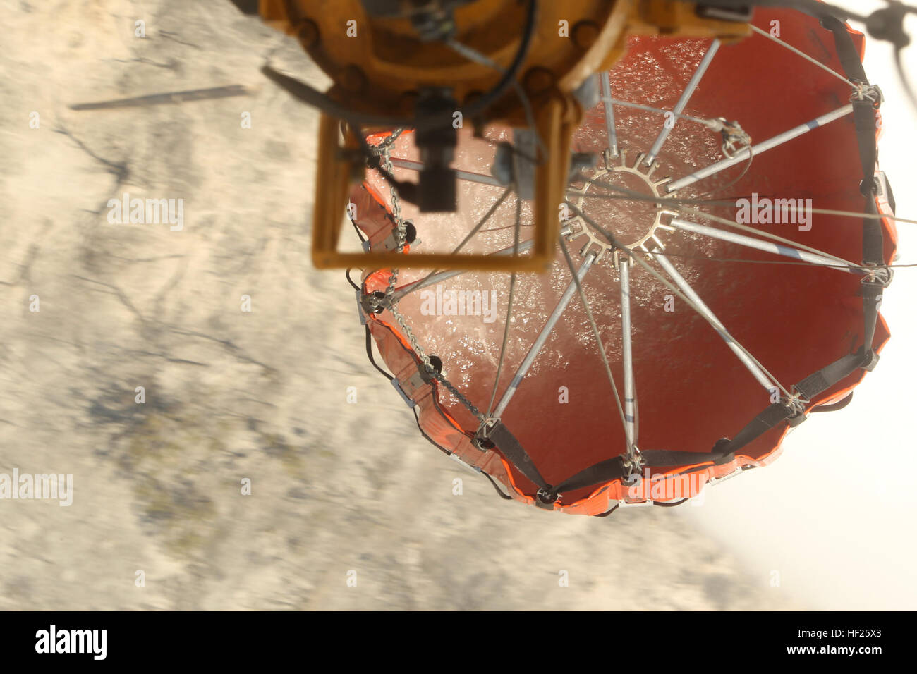 A U.S. Marine Corps CH-53E Super Stallion helicopter with Marine Heavy ...