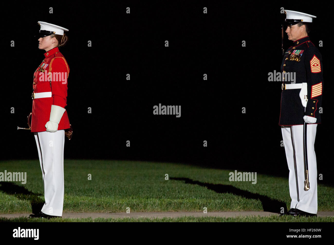 The Sergeant Major of Marine Barracks Washington (MBW), Sgt. Maj ...