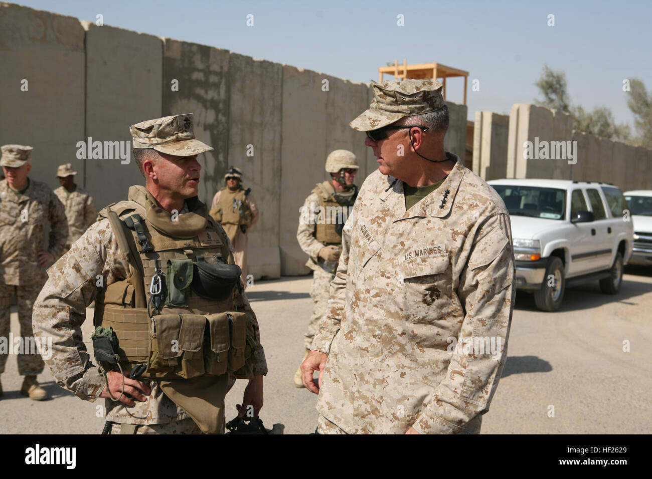 The Commandant of the Marine Corps visited Camp Fallujah Aug. 16 to ...