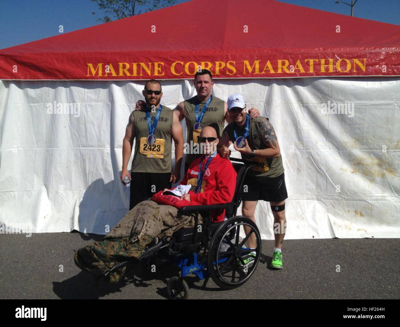 Terminally ill active-duty Marine, Staff Sgt Jack Blevins, completed ...