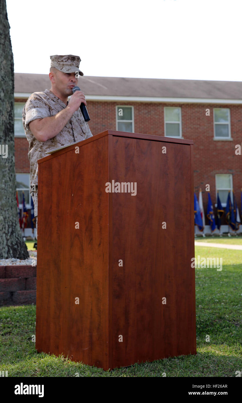 Lieutenant Col. Anthony Bango, commanding officer of 2nd Light Armored ...