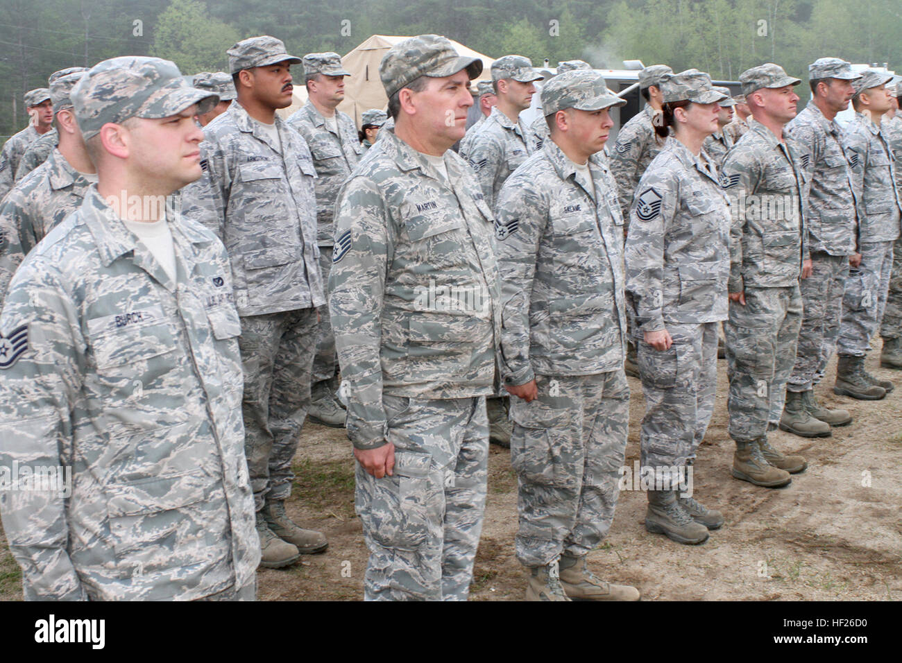 Airmen of the 127th Civil Engineer Squadron, Michigan Air National ...