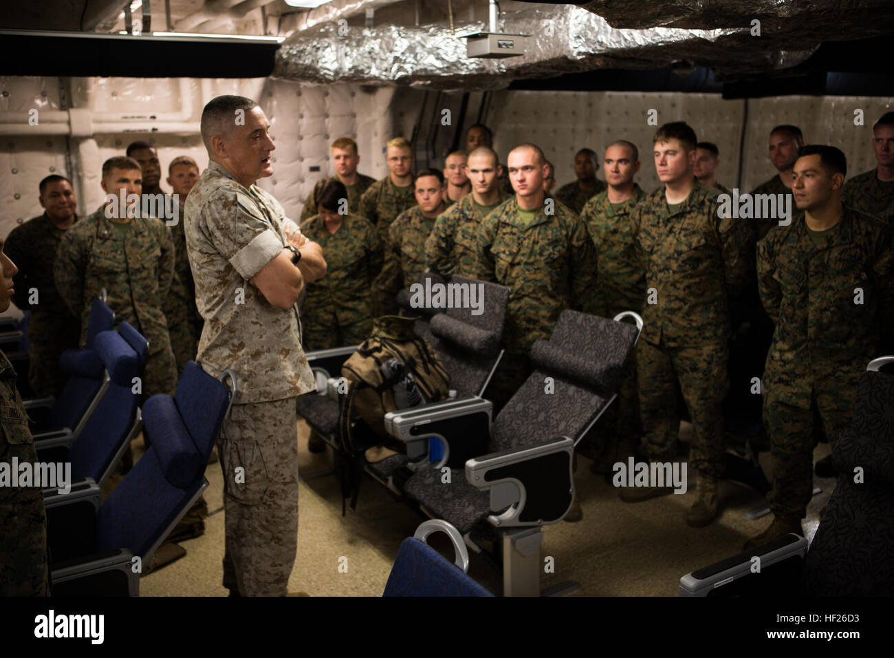 U.S. Marine Corps Brig. Gen. David Coffman, commanding general of ...