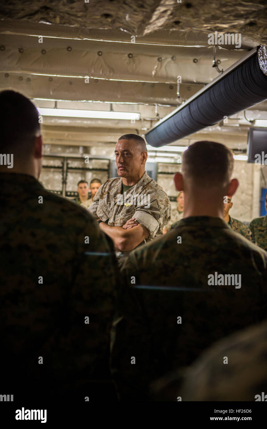 U.S. Marine Corps Brig. Gen. David Coffman, commanding general of ...