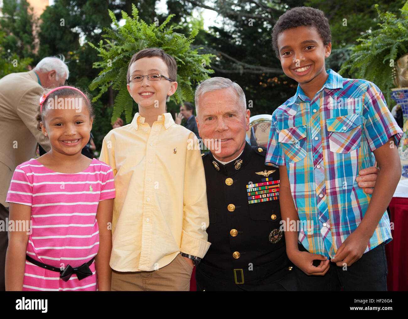 The Commandant of the Marine Corps, Gen. James F. Amos, poses for a ...