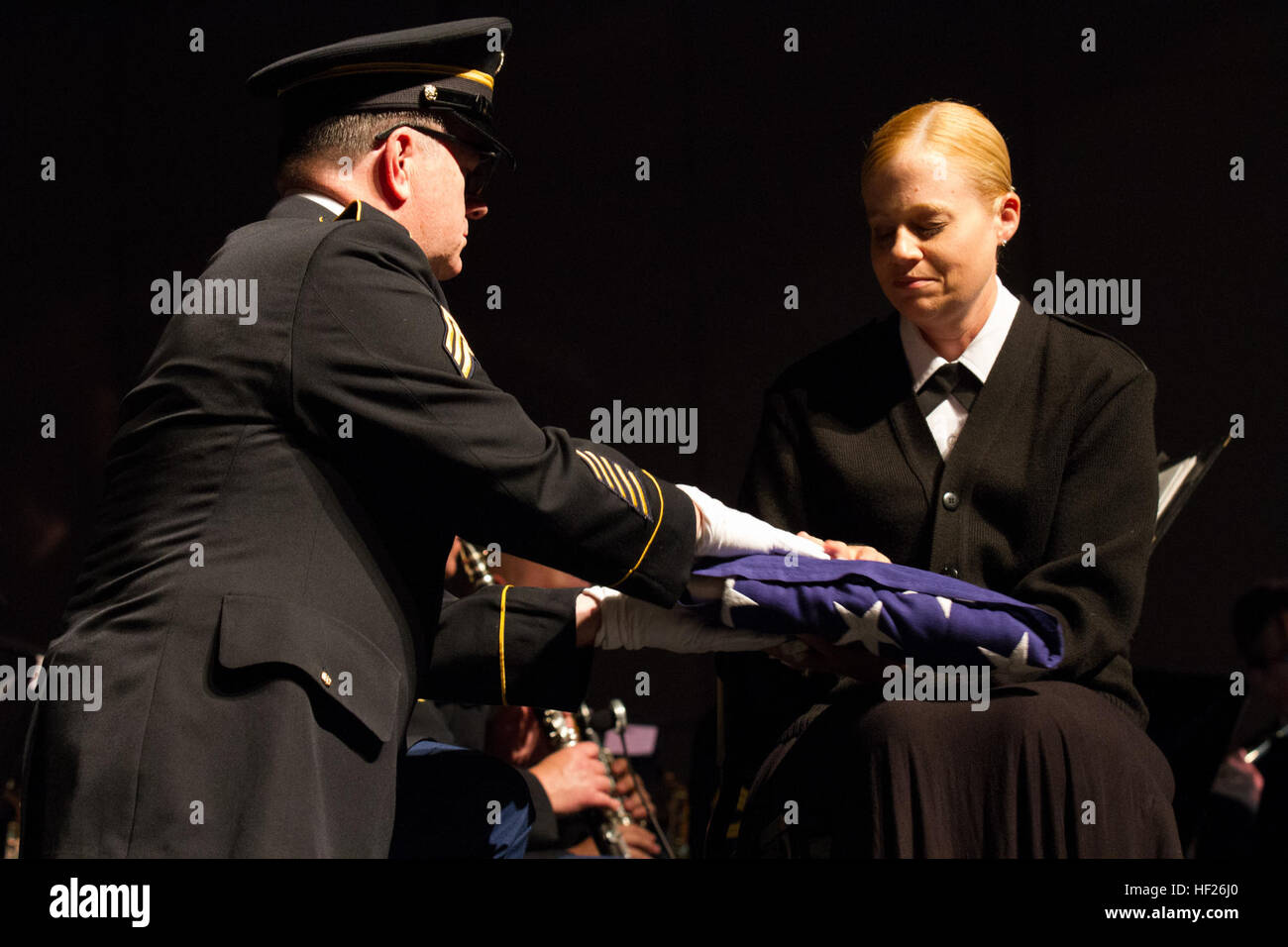 Army band personnel perform hi-res stock photography and images - Alamy