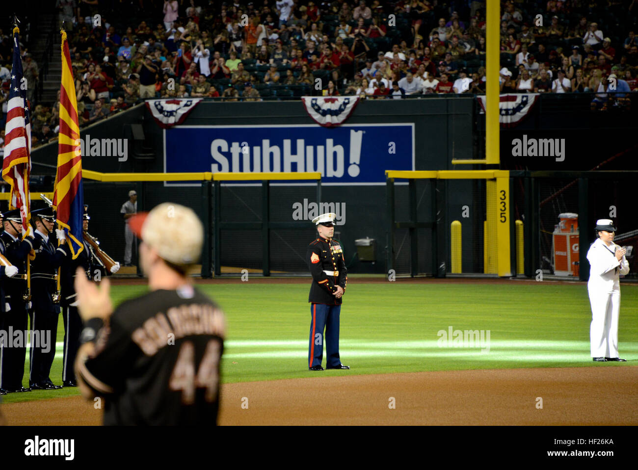 (Center) U.S. Marine Corps Sgt. Brandon Kidd, a native of Ennis, Texas ...