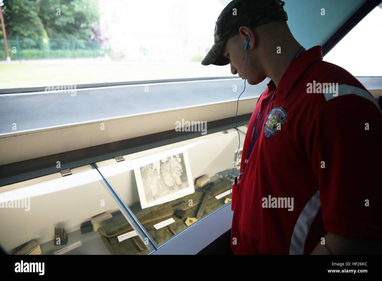 Marines from the Wounded Warrior Regiment study Operation Overlord ...