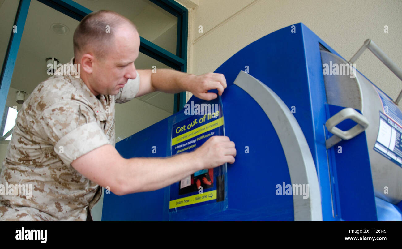 Chief Warrant Officer 3 Joseph Banks, installation postal officer and ...
