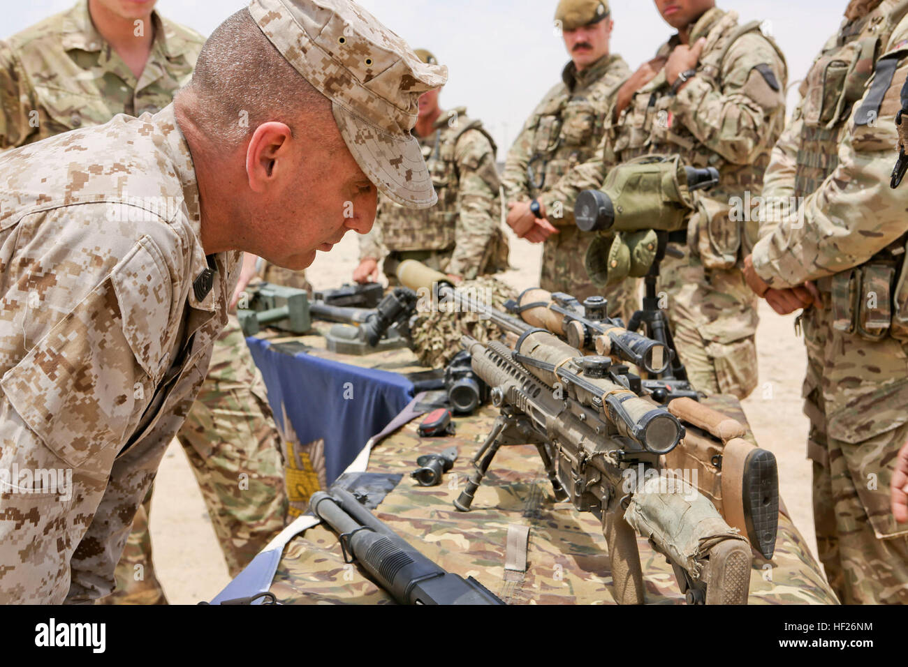 Sgt. Maj. James Booker the senior enlisted leader for the International ...