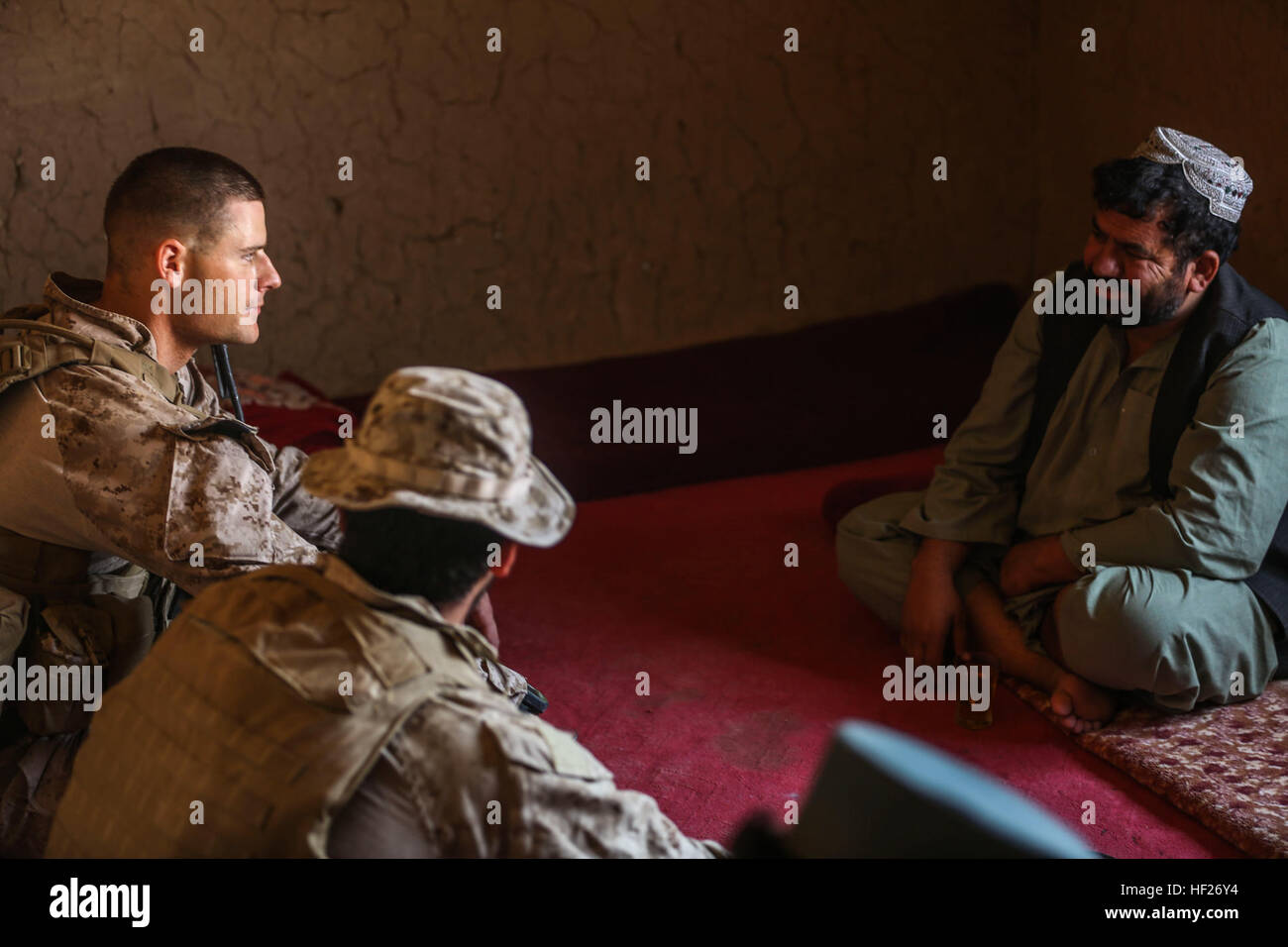 U.S. Marine 1st Lt. Trevor D. Dunlap, a platoon commander assigned to ...