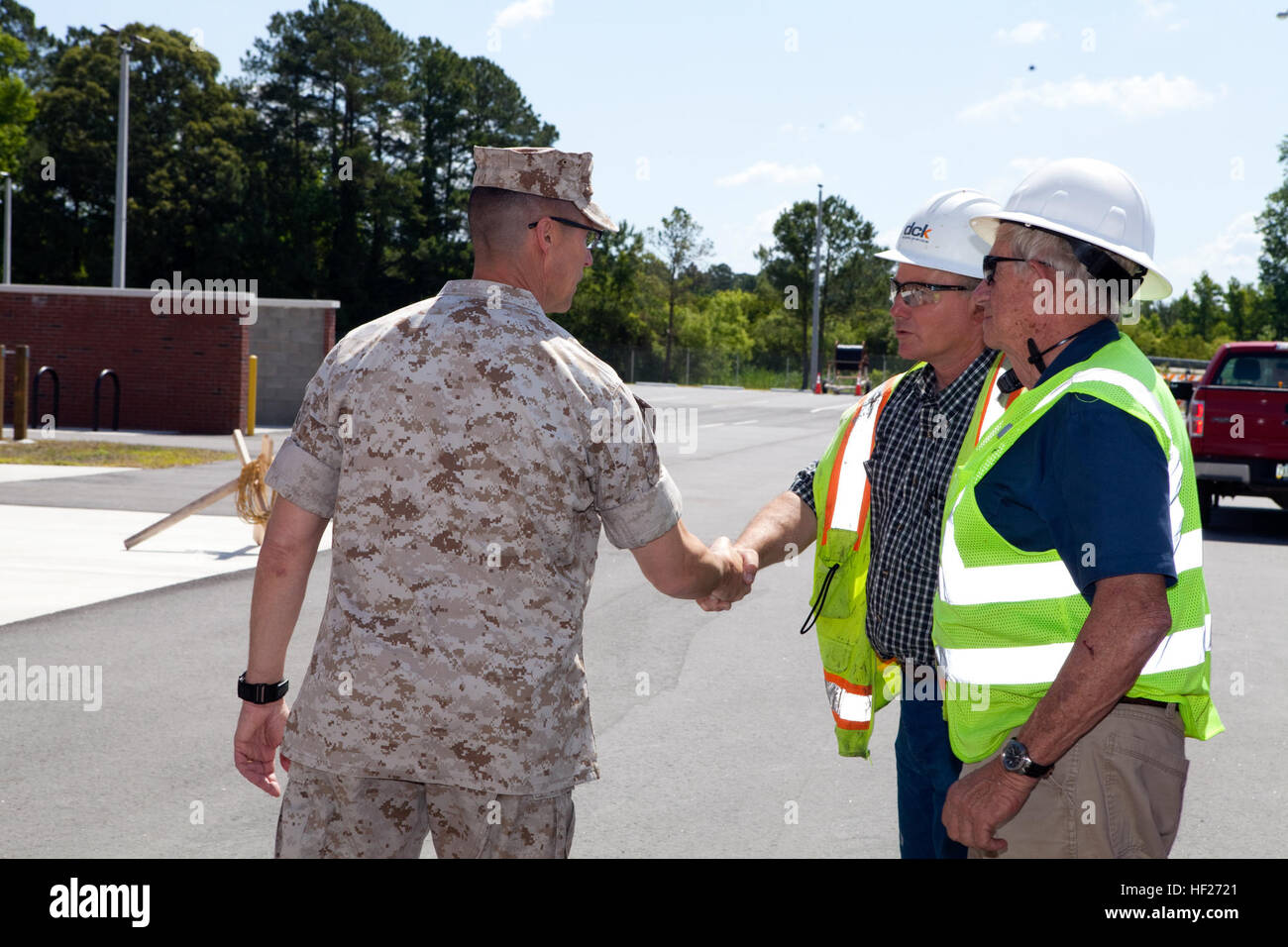 U.S. Marine Corps Brig. Gen. Robert F. Castellvi, commanding general ...