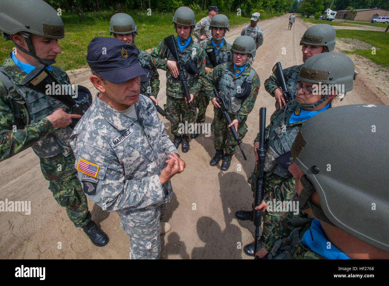 New Jersey Army National Guard drill instructor Sgt. 1st Class Harry R ...