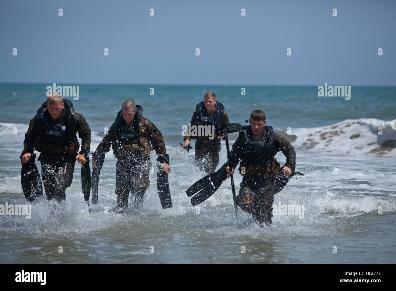 U.S. Marines with Alpha Company, 2nd Reconnaissance Battalion, 2nd ...