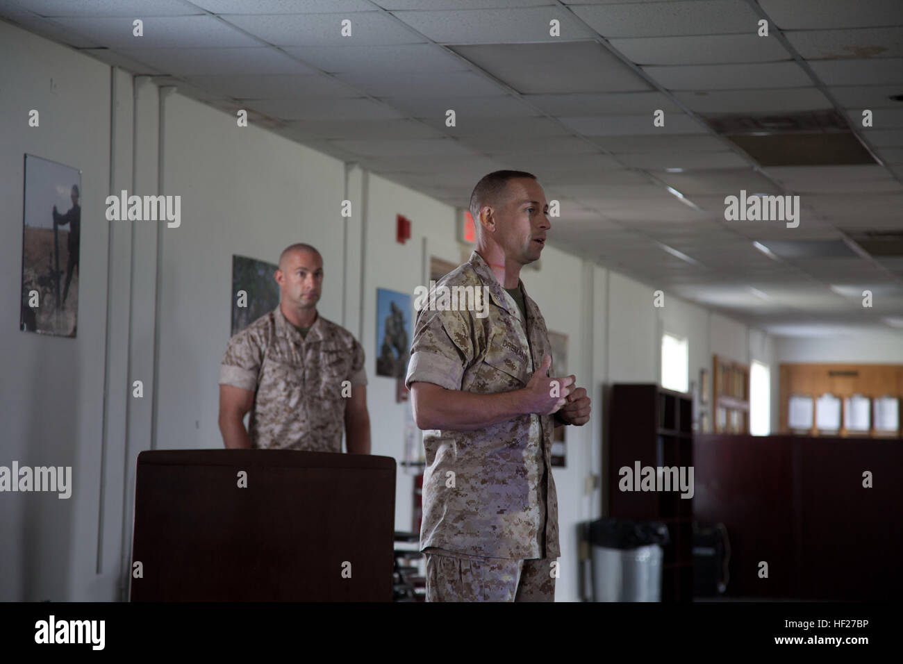 U.S. Marine Corps Lt. Col. Timothy R. Dremann, commanding officer ...