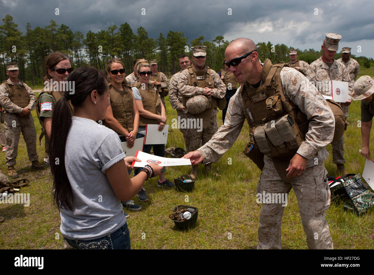 U.S. Marine Corps Lt. Col. Stephen Pritchard, commanding officer of 1st ...