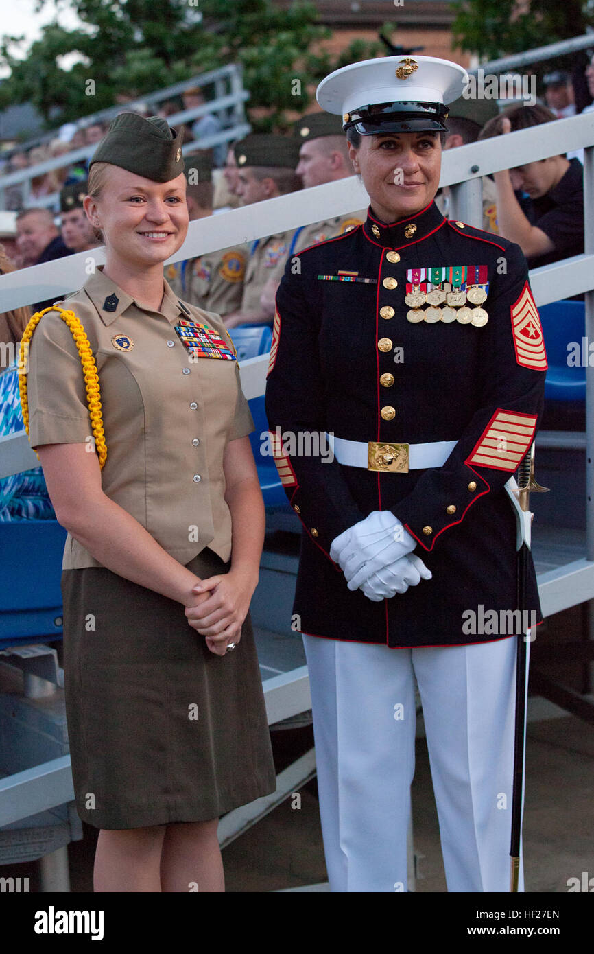 The Sergeant Major of Marine Barracks Washington (MBW), Sgt. Maj ...