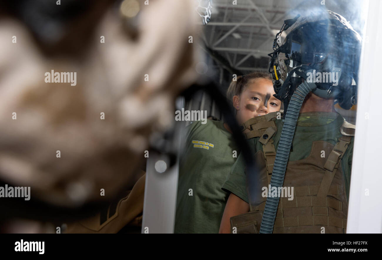 Children participating in the Marine Aircraft Group 16 Junior Jarhead ...