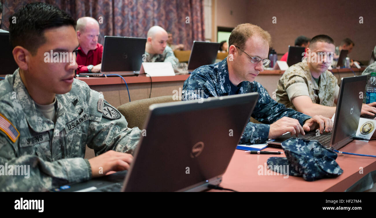 Navy Commander Kevin Blenkhorn, a computer sciences professor at the U ...