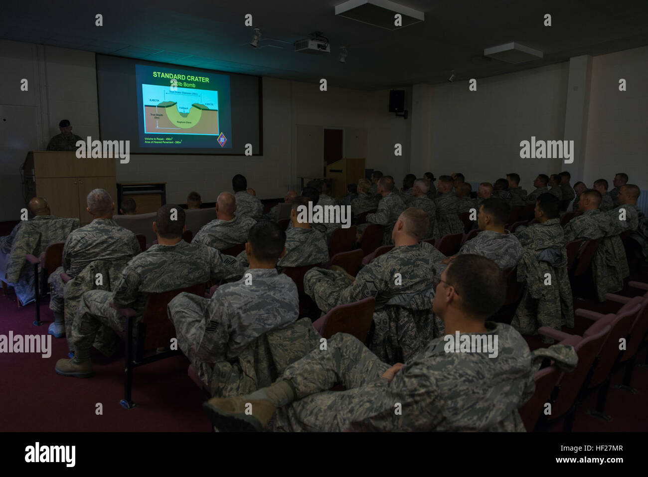 U.S. Airmen from the 140th Civil Engineering Squadron, Colorado Air ...