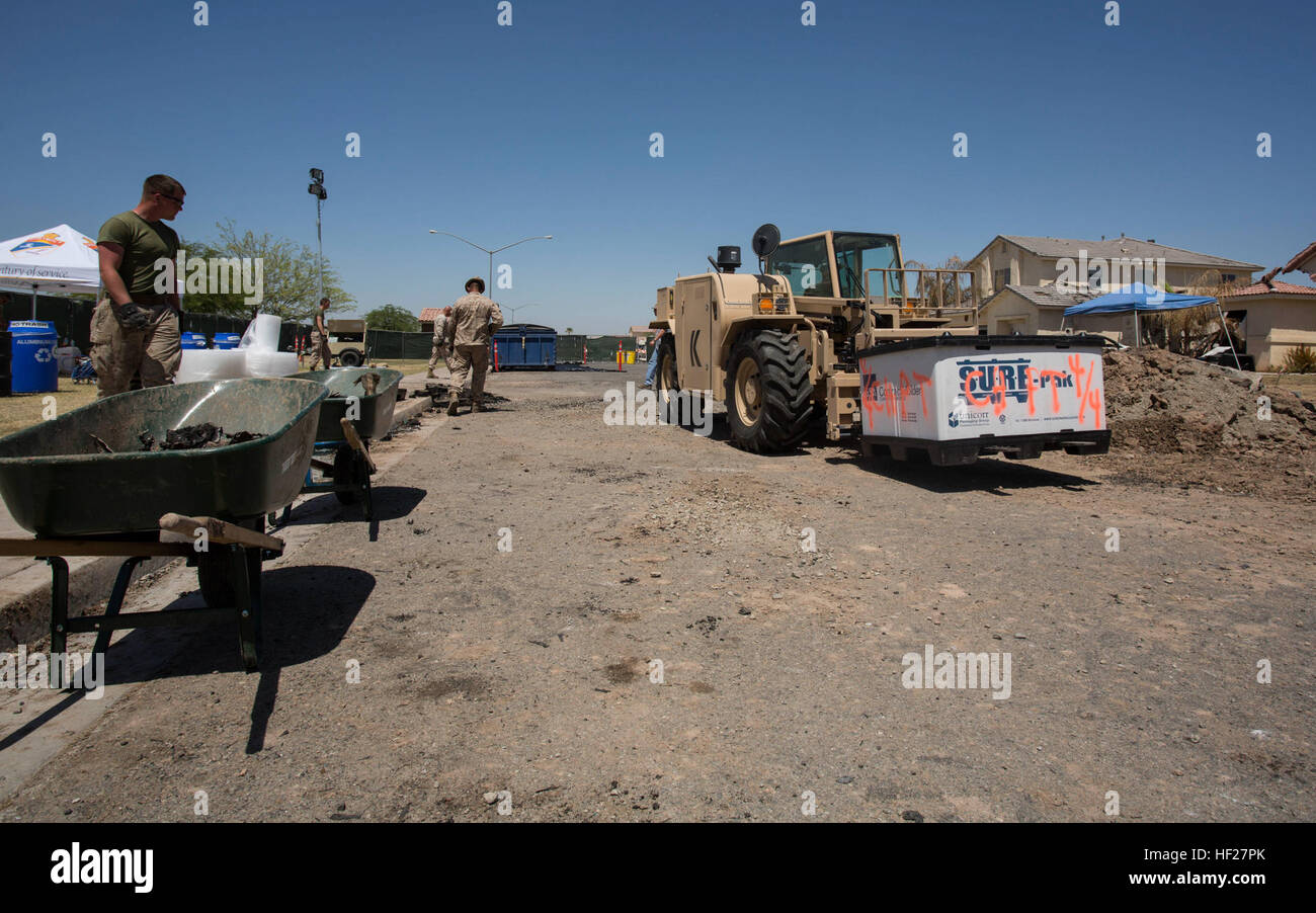 A heavy equipment operator with Marine Wing Support Squadron 371 from ...
