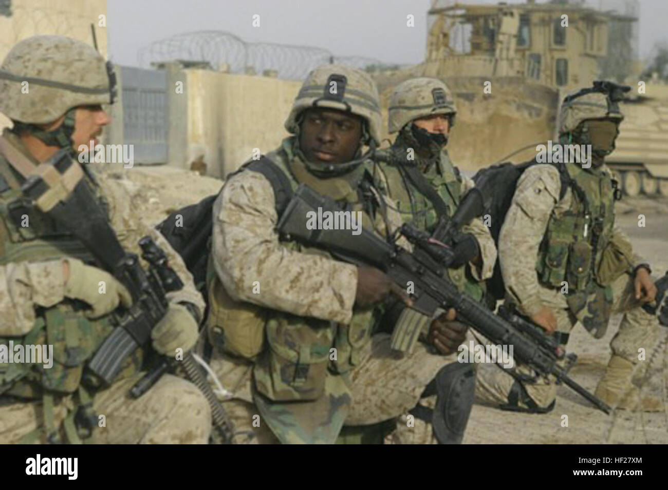 1st Bn, 8th Marines during Battle of Fallujah Nov. 2004 Stock Photo - Alamy