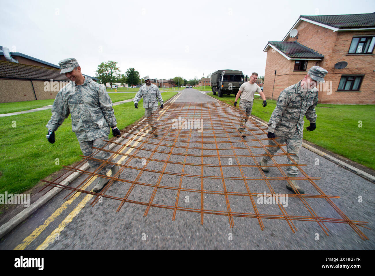 U.S. Airmen from the 140th Civil Engineering Squadron, Colorado Air ...