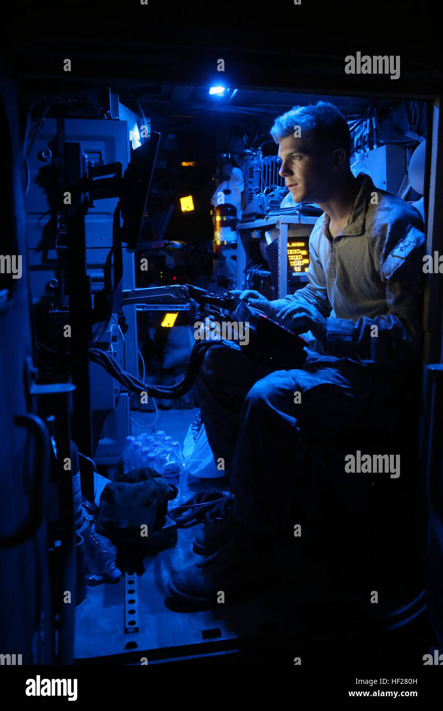 Corporal Mark Rood, cyber network operator, Headquarters and Service ...