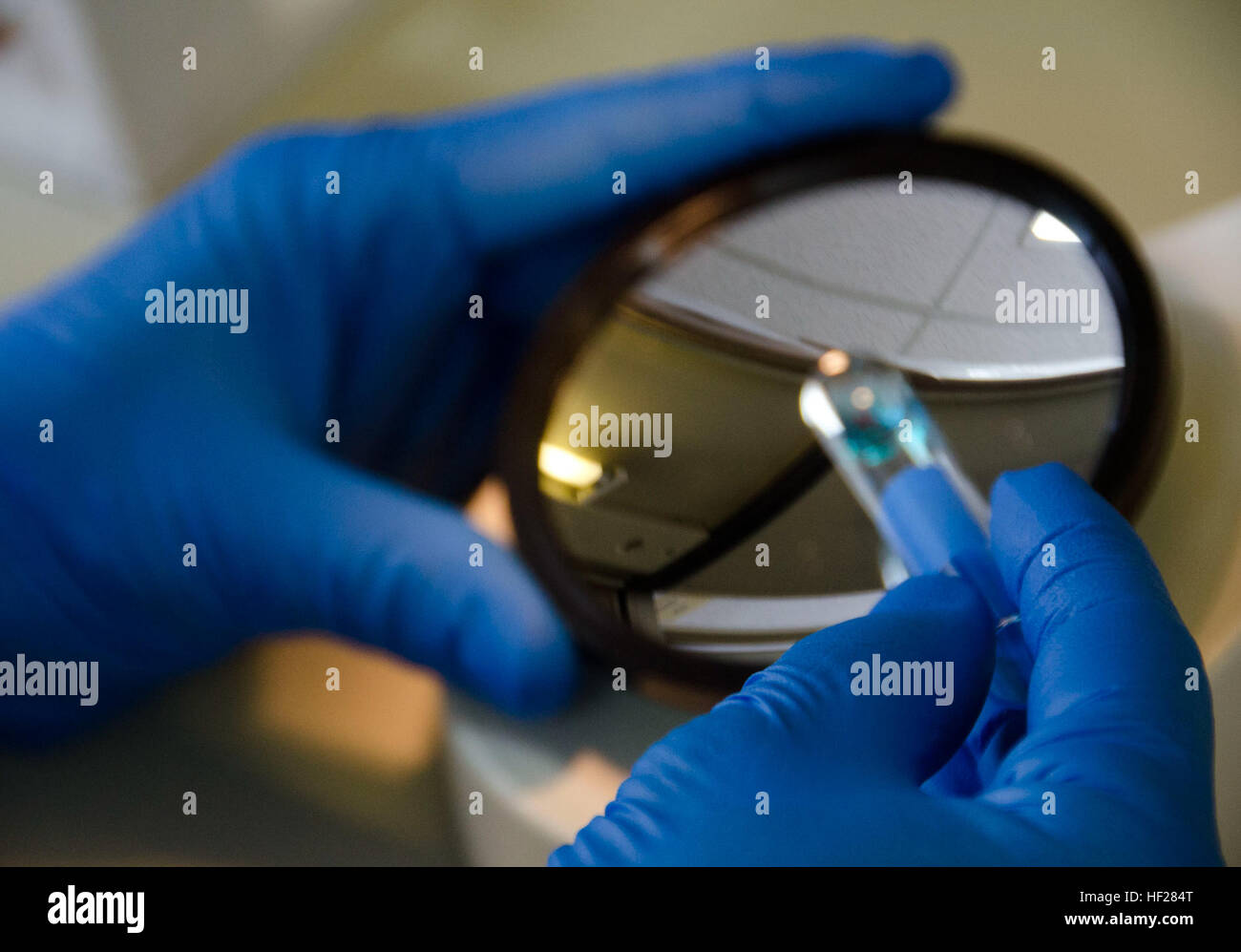 Tech Sgt. Irma Clark, a lab technician with the 126th Medical Group ...