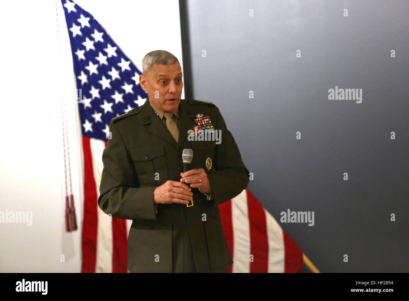 General John M. Paxton, Jr., the assistant commandant of the Marine ...