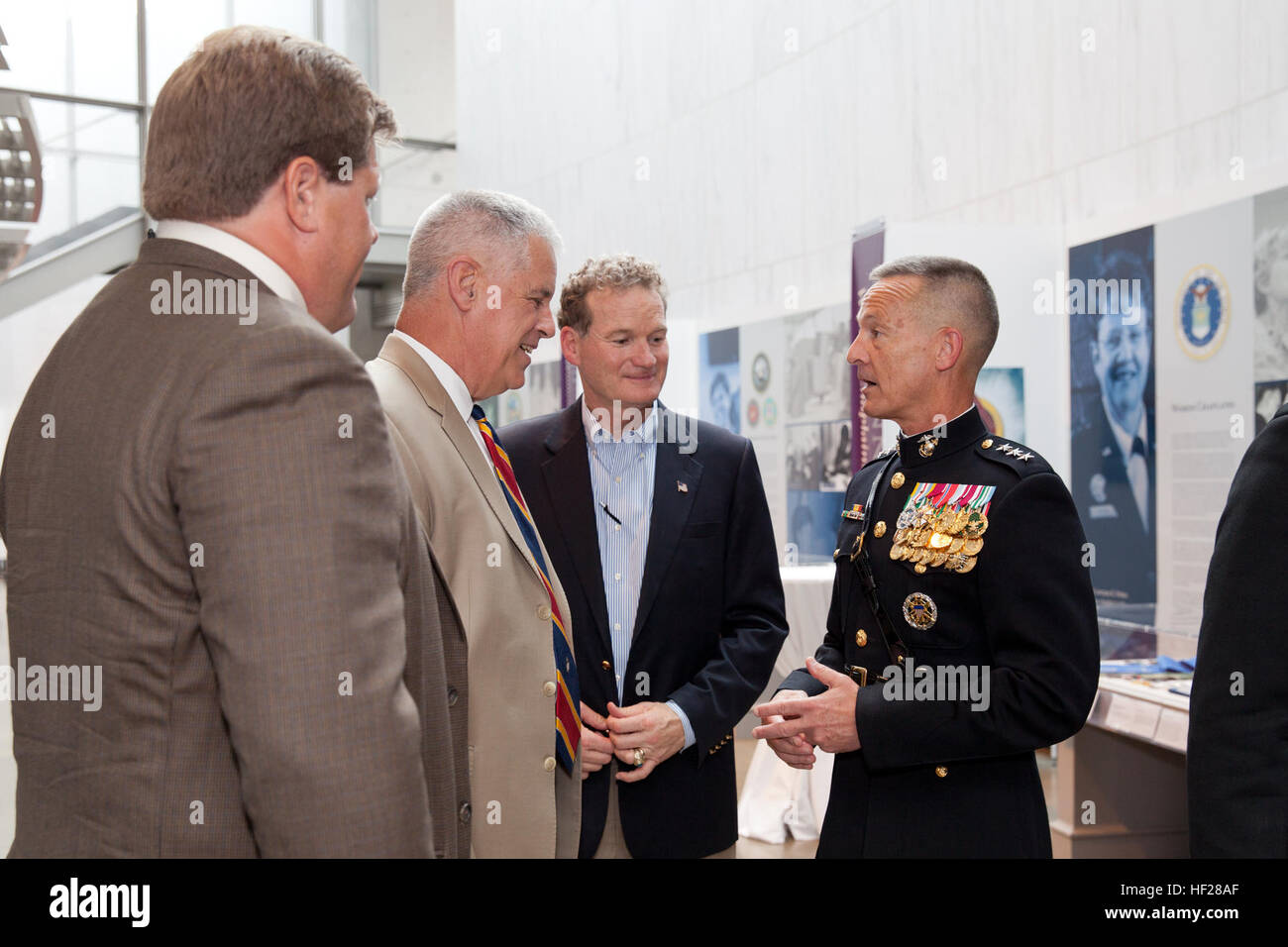 The Sunset Parade host, U.S. Marine Corps Lt. Gen. William M. Faulkner ...