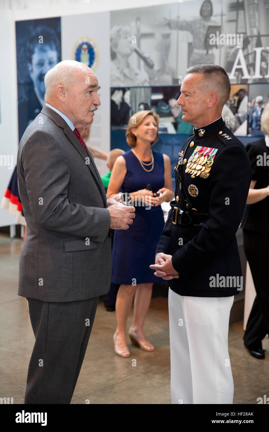 The Sunset Parade host, U.S. Marine Corps Lt. Gen. William M. Faulkner ...
