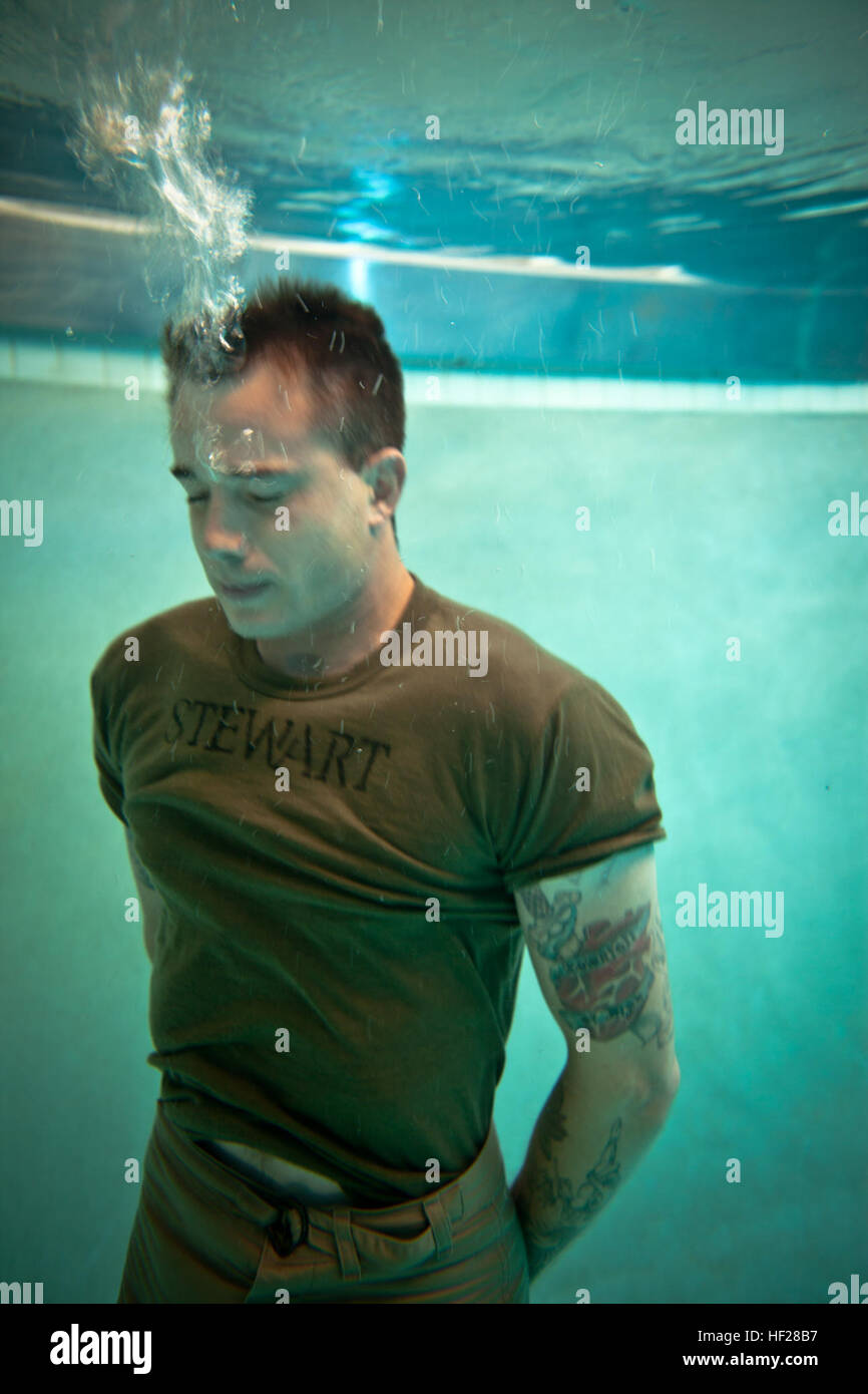 U.S. Marine Corps Sgt. Casey Stewart, reconnaissance (Recon) man, 2nd ...