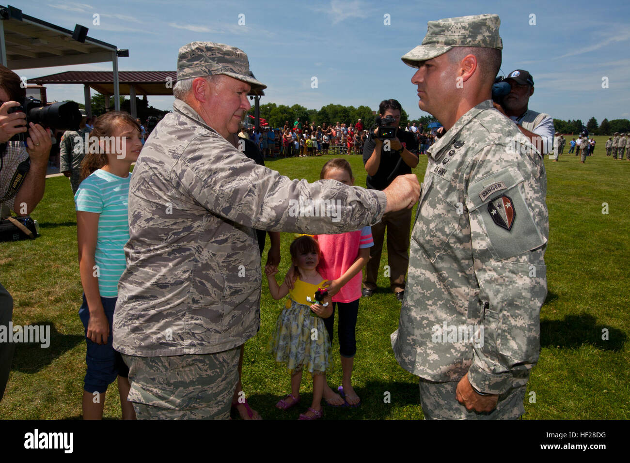 Brig. Gen. Michael L. Cunniff, left, The Adjutant General of New Jersey ...