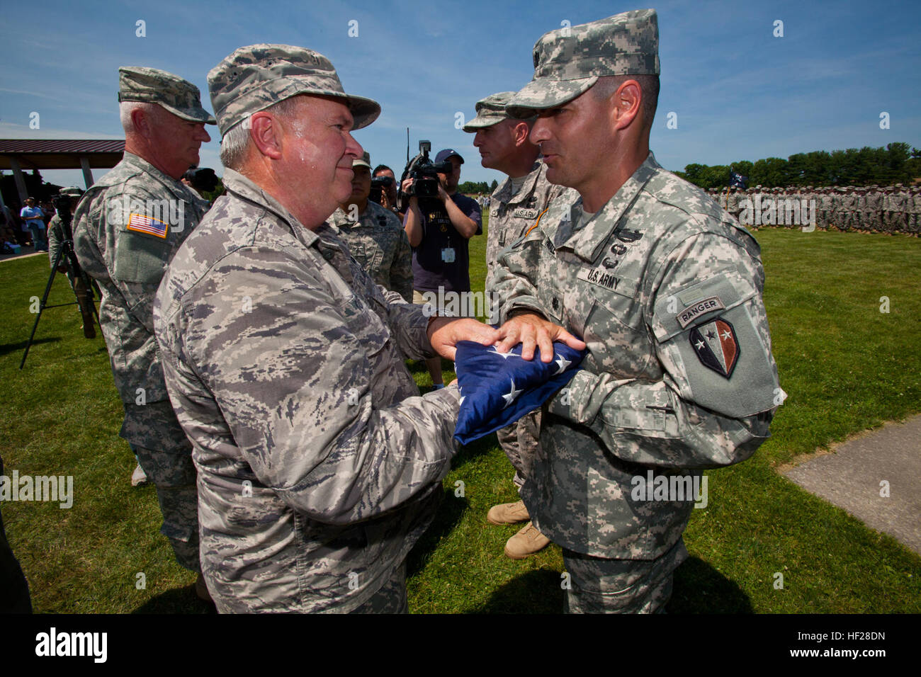 Brig. Gen. Michael L. Cunniff, left, The Adjutant General of New Jersey ...
