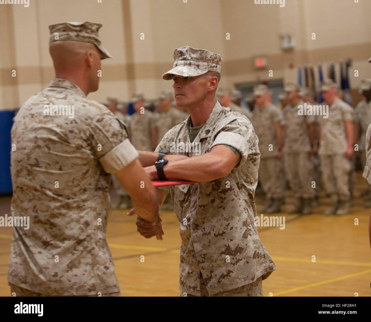 U.S. Marine Corps Capt. John B. Strange, company commander, Alpha ...