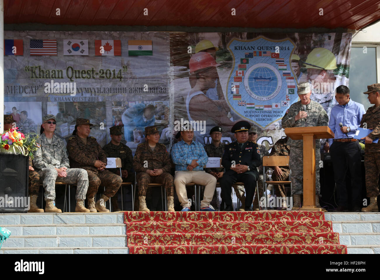 U.S. Army Brig. Gen. Mike Bridges, the commander of the Alaska Army ...