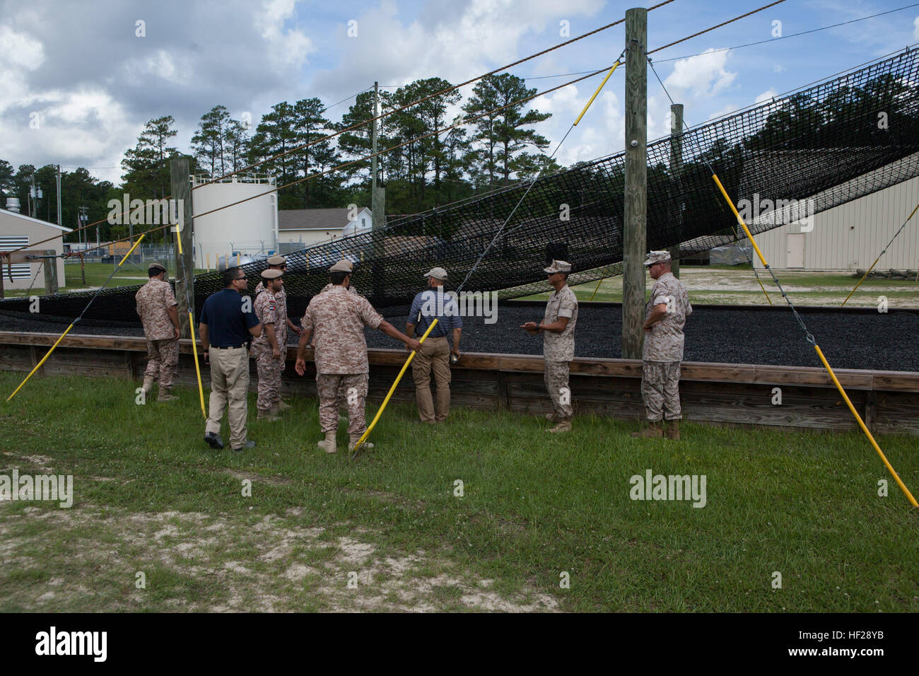 Marines from the School of Infantry - East conducted a confidence ...
