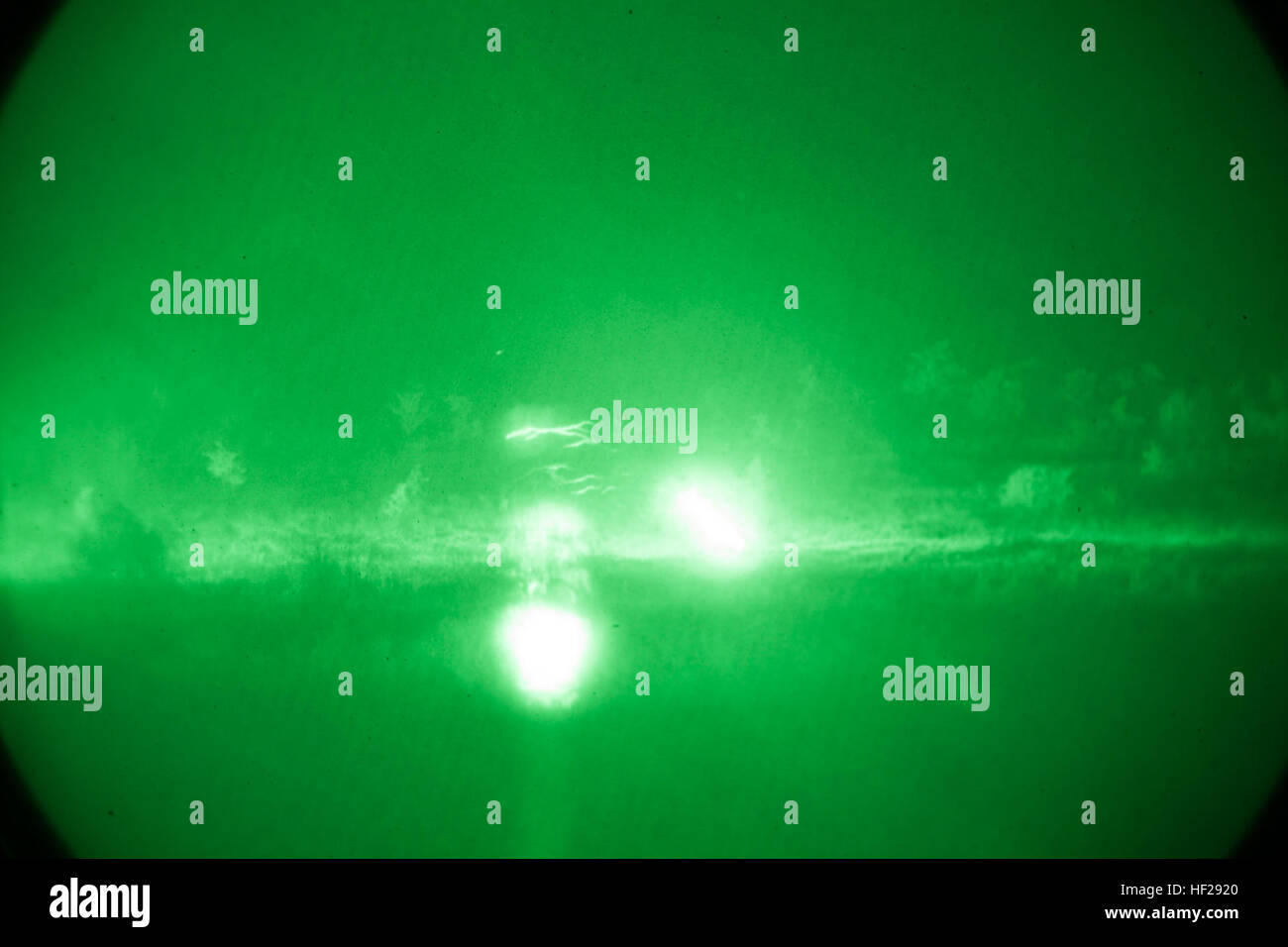 A high Explosive round detonates on the Impact area at Observation Post ...