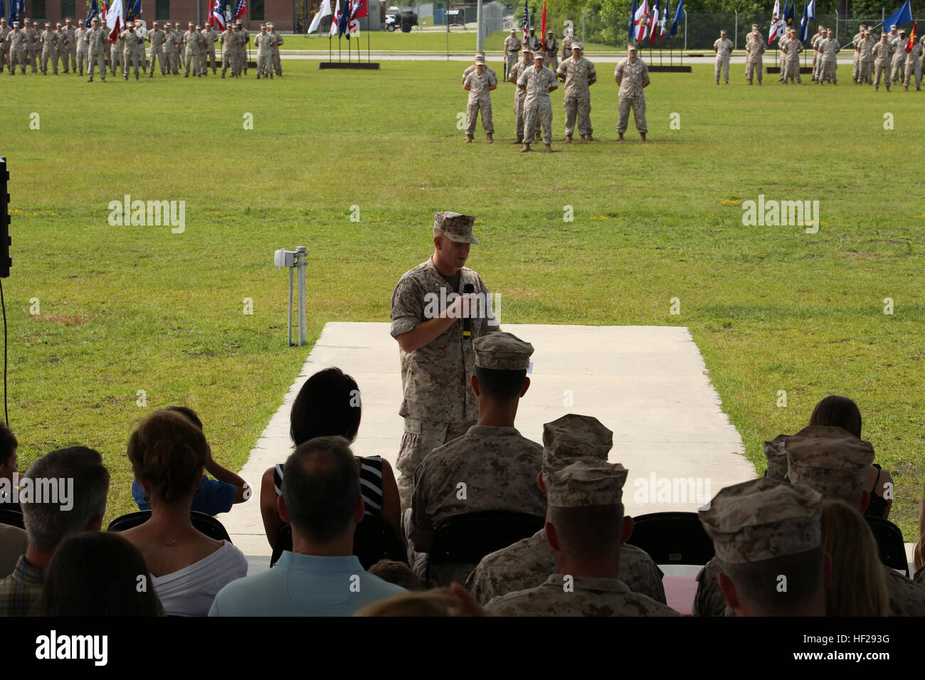 Lieutenant Col. Eric D. Cloutier, the outgoing 3d Marine Special ...