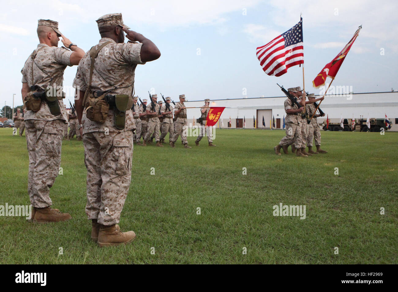 Lt. Col. Craig C. Clemans (left) and Lt. Col. Edwin Norris (right ...