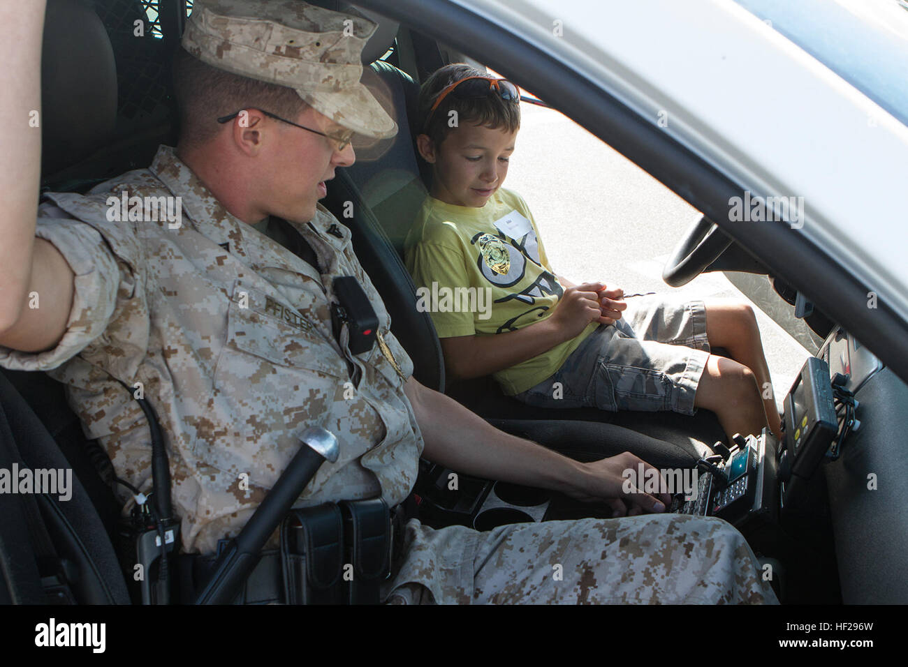 Cpl. Cody Pfister, a traffic investigator with the Provost Marshal's ...