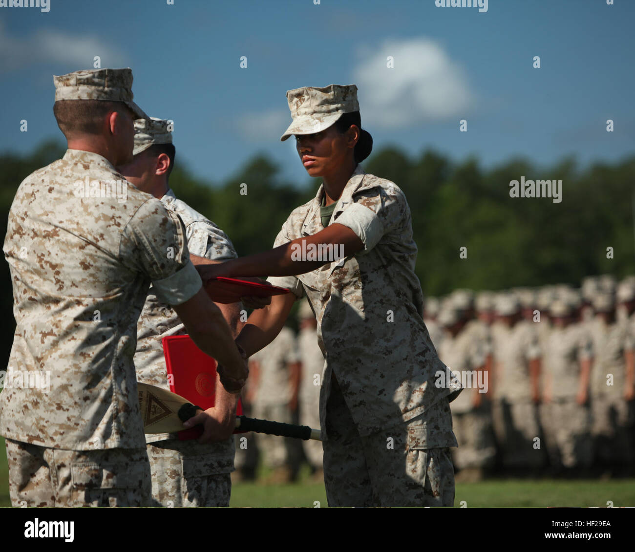 U.S. Marine Corps Pfc. Serena F. Ioane, graduate, Kilo Company (Kilo Co ...