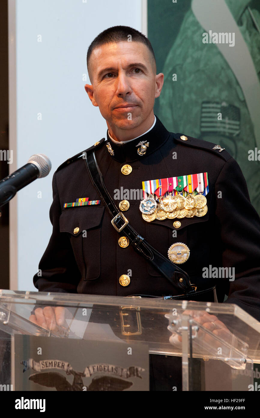 The Commanding Officer of Marine Barracks Washington, Col. Benjamin ...