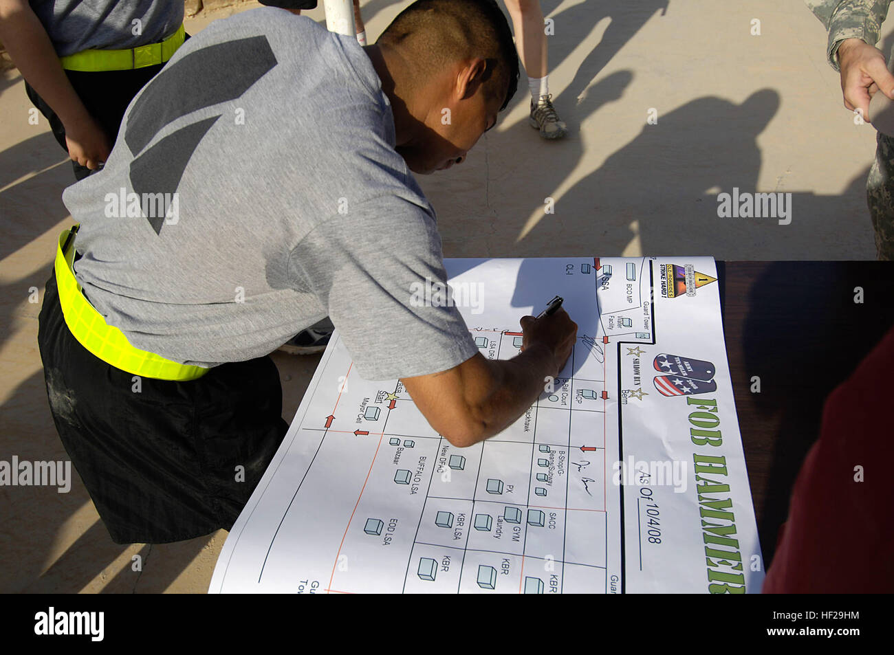 A U.S. soldier from 2nd Brigade Combat Team, 1st Armored Division ...