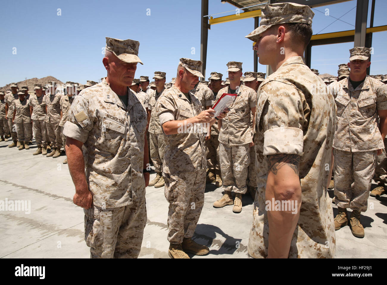 Major General Lawrence D. Nicholson, 1st Marine Division Commanding ...