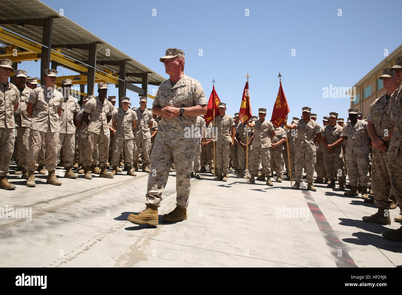 Major General Lawrence D. Nicholson, 1st Marine Division Commanding ...