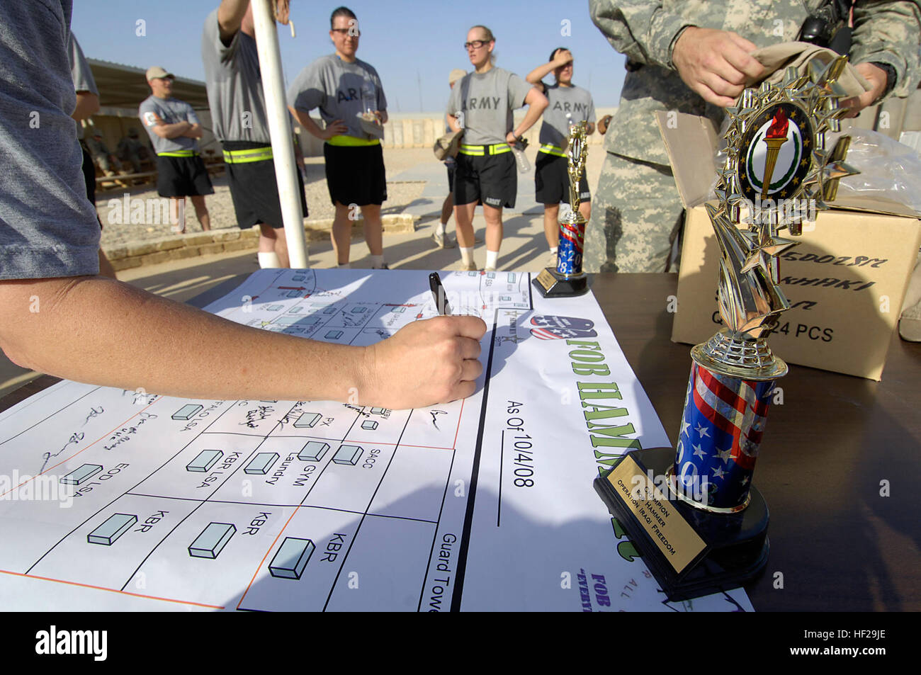A U.S. Soldier from 2nd Brigade Combat Team, 1st Armored Division ...
