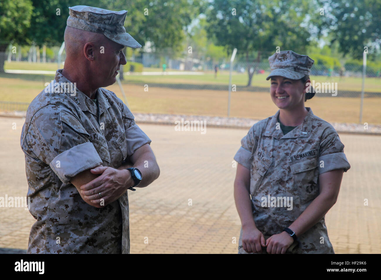 Major Gen. H. Stacey Clardy, commanding general, 3rd Marine Division ...